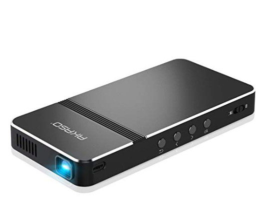 My first blog post. The AKASO portable pico projector.